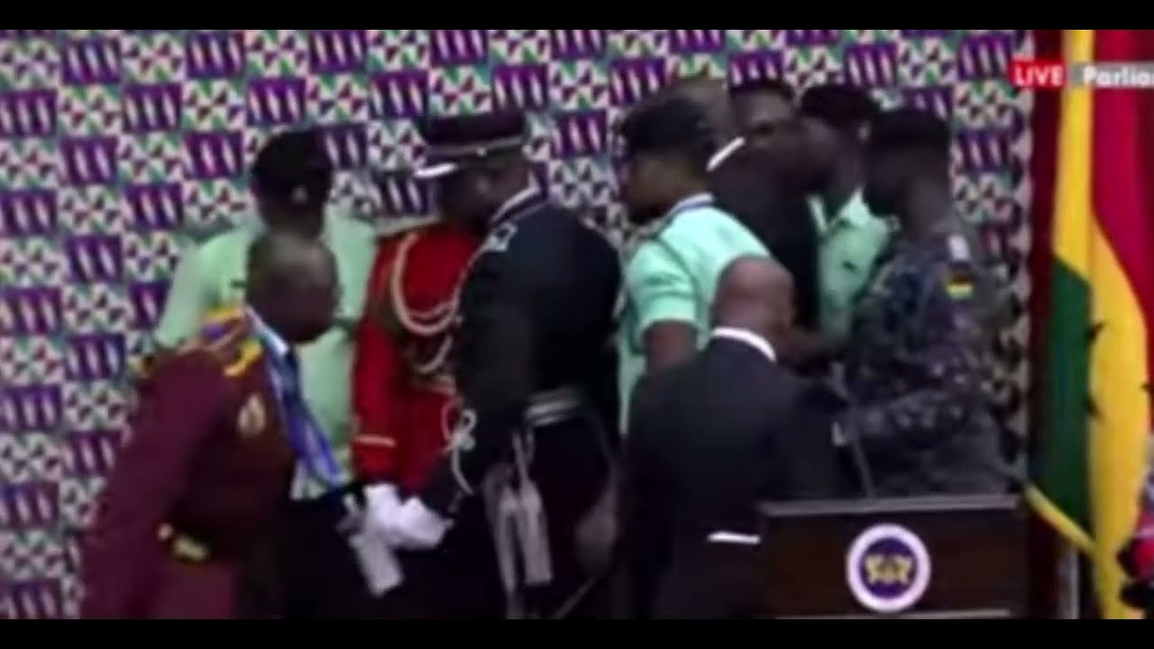 2024 SONA: Akufo-Addo’s bodyguard collapses during presentation [Video]