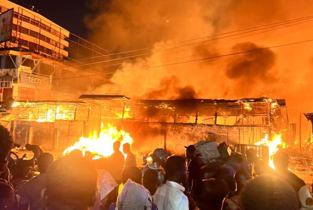 12 fire appliances dispatched to battle fierce Kantamanto fire