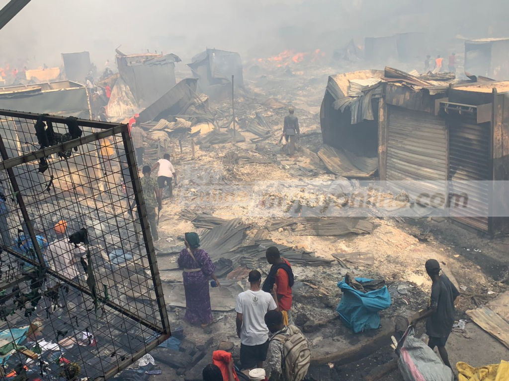 One dead, over 30,000 traders affected, 7,000 shops destroyed in ...
