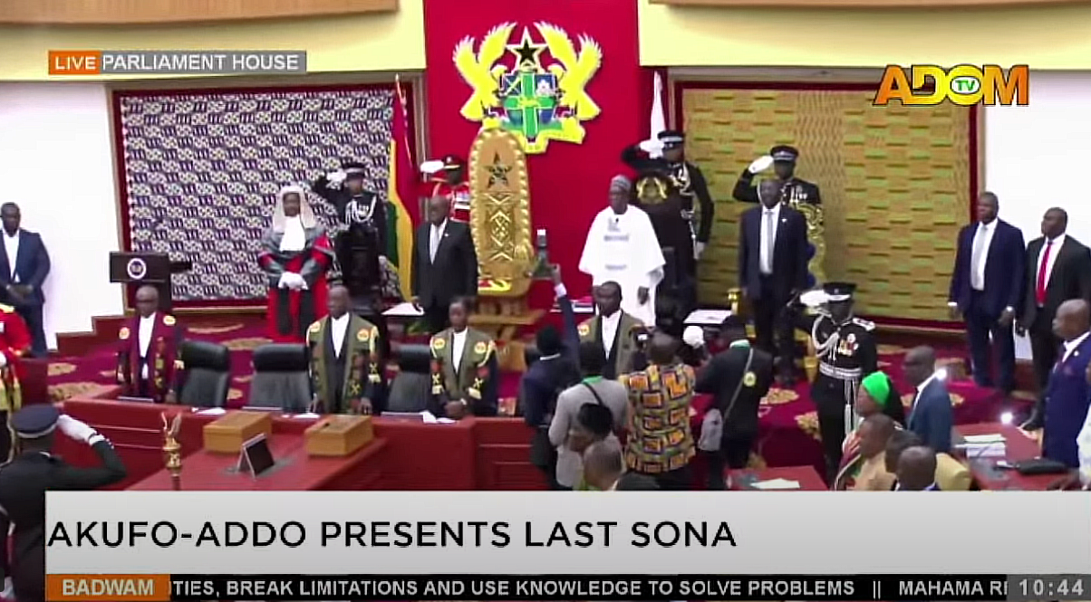 Livestream: Akufo-Addo delivers final State of the Nation Address ...