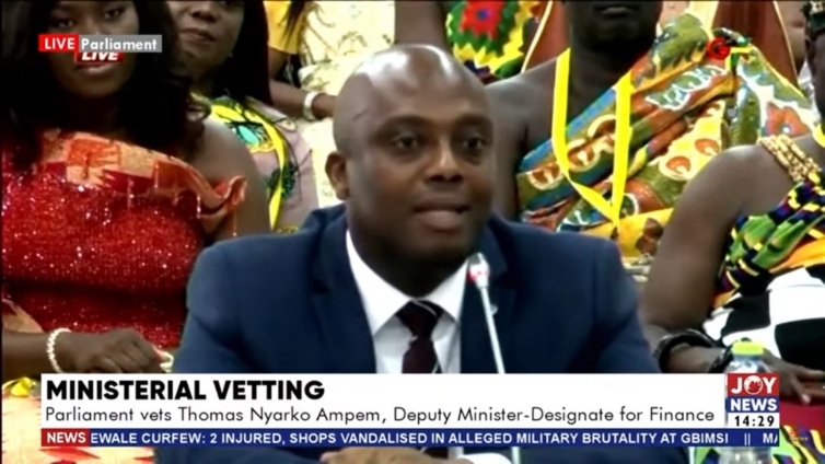 Deputy Finance Minister nominee refutes claim of gov't borrowing GH¢ ...