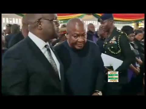 Mahama, other dignitaries pay last respects to Lt. Gen. Arnold Quainoo ...