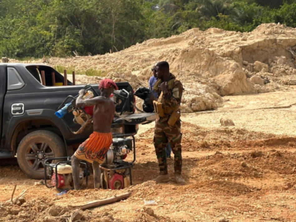 NDC officials resist seizure of galamsey equipment as government team ...