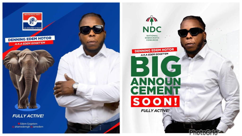 NPP poster generated more buzz than NDC's - Edem speaks on his election ...