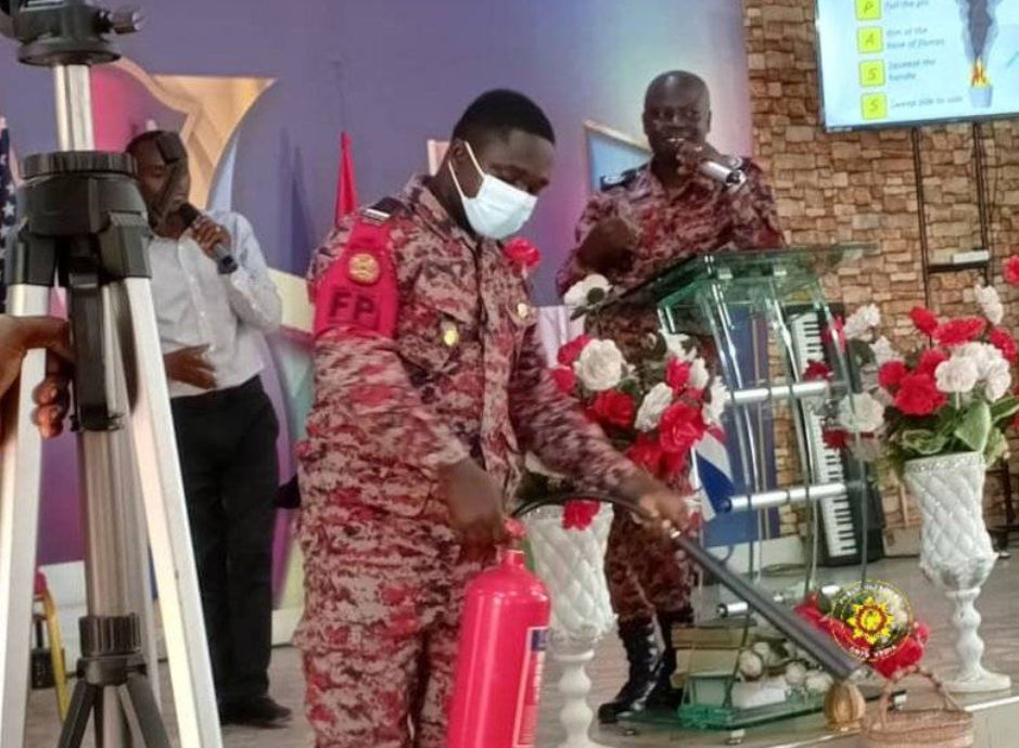 Pentecost Church, Assemblies of God receive fire safety training