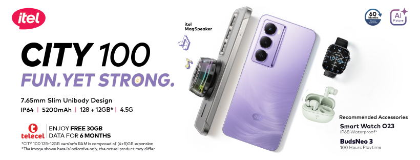 itel debuts CITY series with CITY 100 new model: A stylish, durable ...