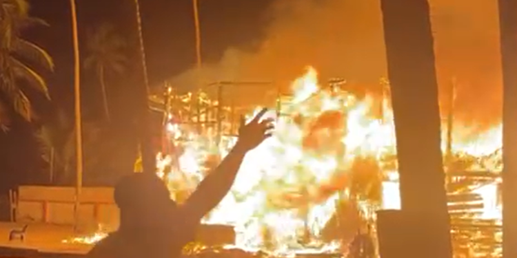 Fire guts parts of Maaha Beach Resort in Western Region - Adomonline.com