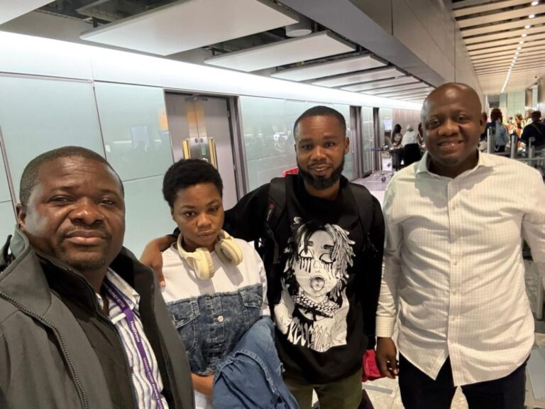 Suzzy Pinamang arrives in UK for eye surgery [Video] - Adomonline.com