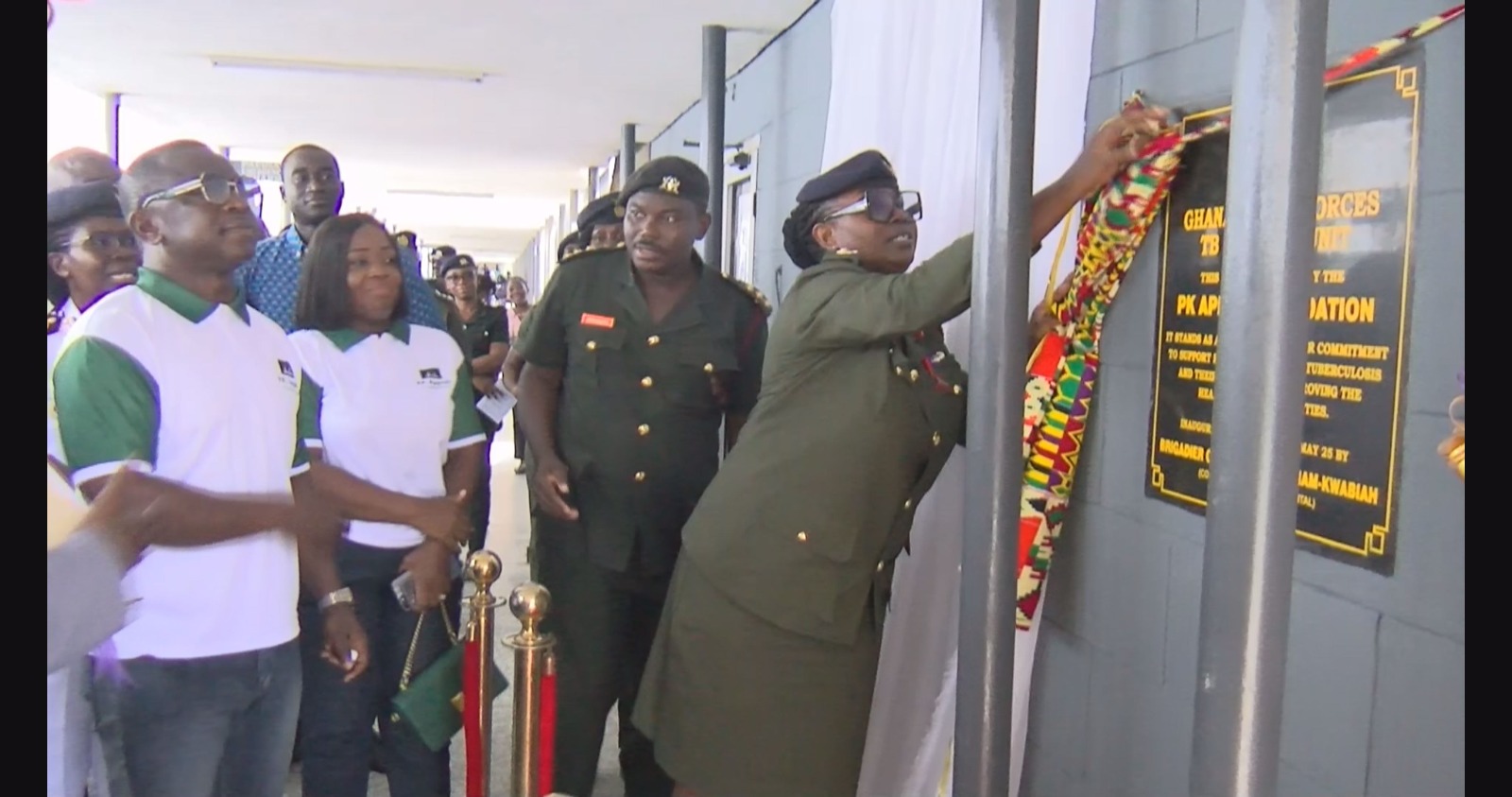 P.K Appiah Foundation builds Tuberculosis Control Unit for 37 Military ...