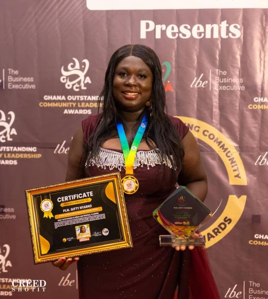 Pln. Gifty Nyarko given ‘most outstanding in urban and regional planning’ honours - Adomonline.com