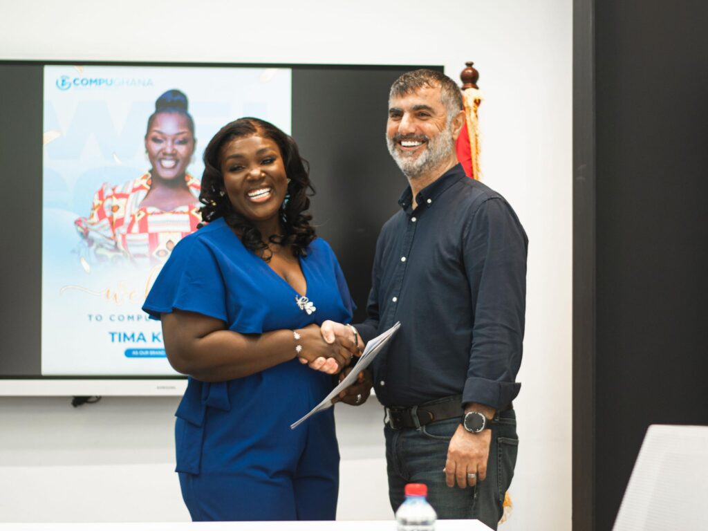 Tima Kumkum signed as brand ambassador for Compu Ghana