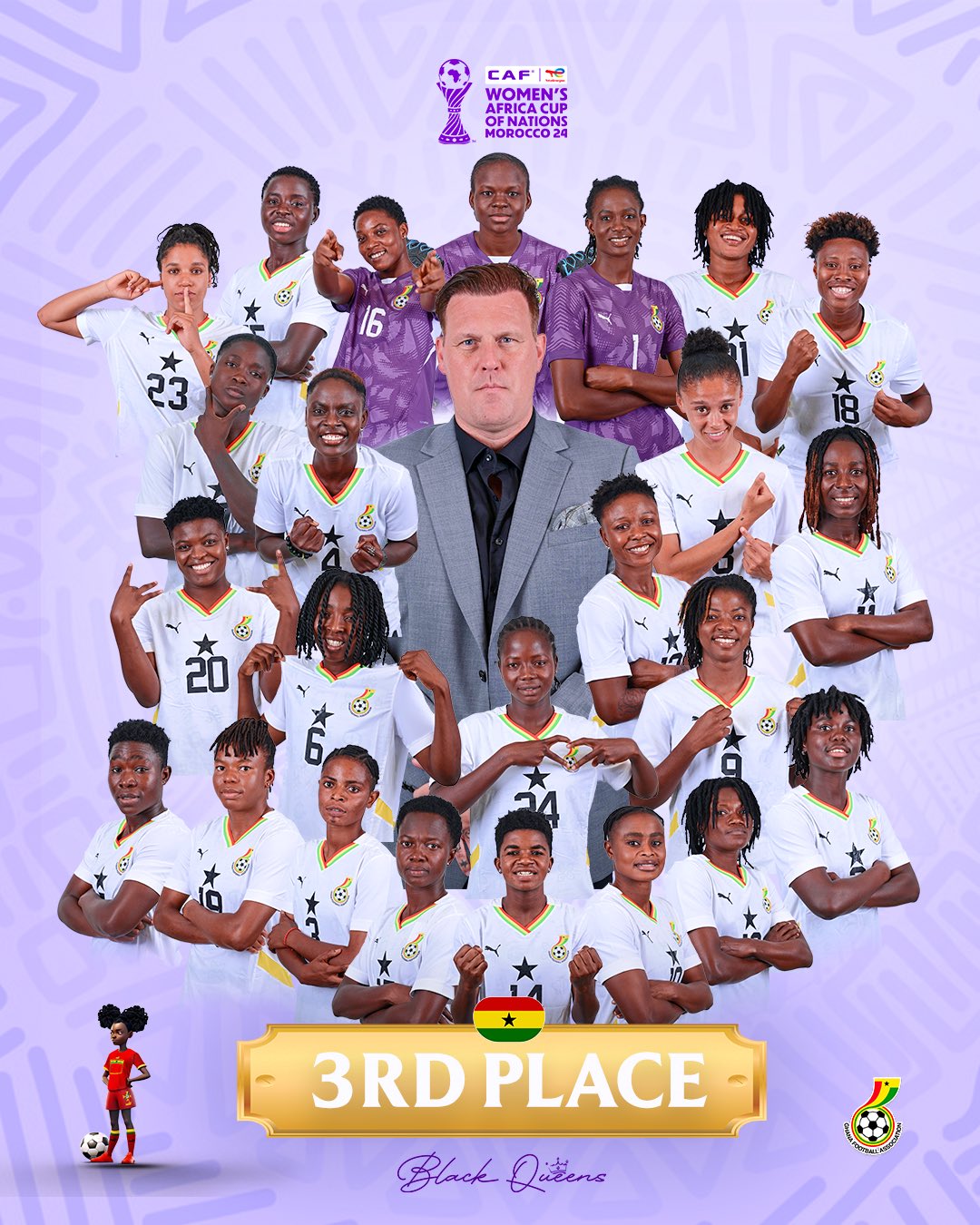 2024 WAFCON: Black Queens clinch bronze after penalty shootout win over ...