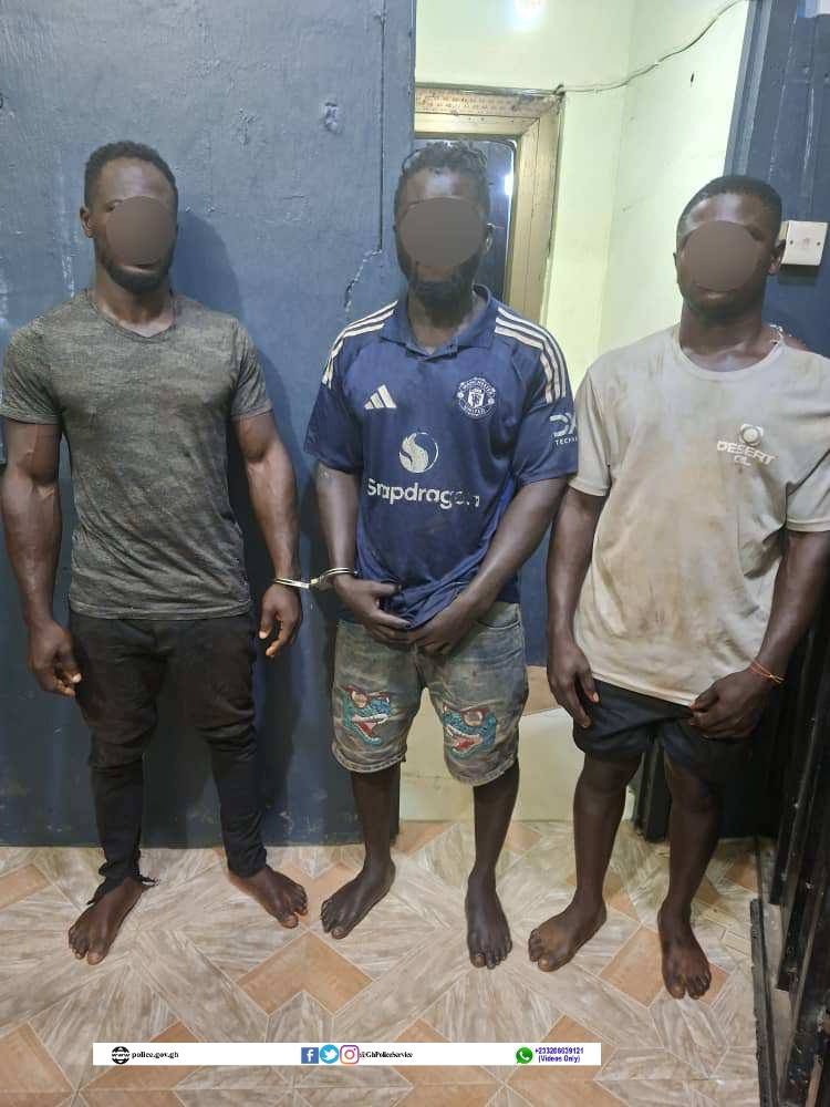 Three arrested for robbery at Jukwa