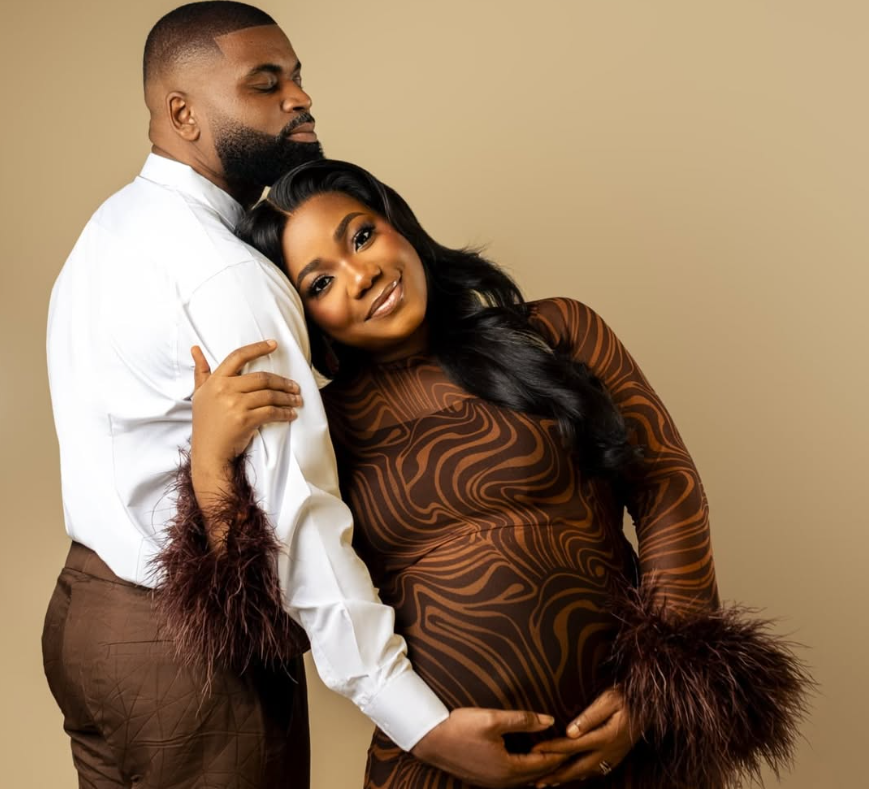 Gospel musician Mercy Chinwo welcomes baby [Photos]