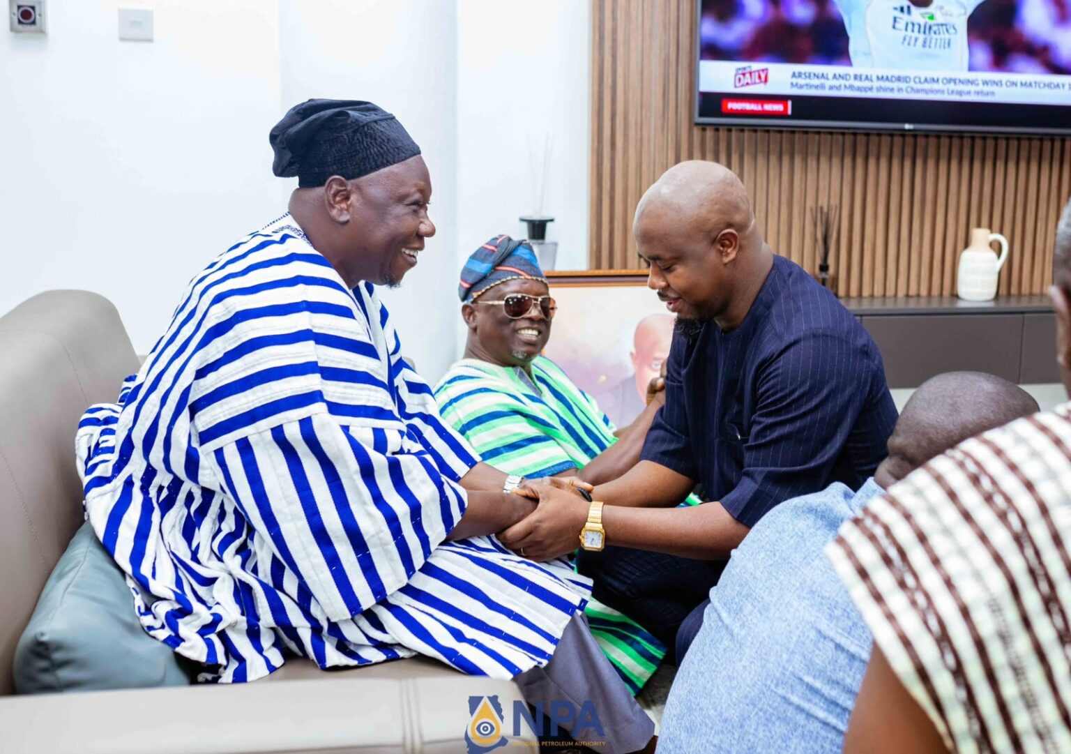 Yoo Naa congratulates Godwin Edudzi Tameklo on appointment as NPA CEO