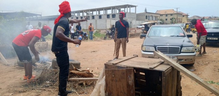 Kpone youth demonstrate over poor infrastructure and water shortages ...