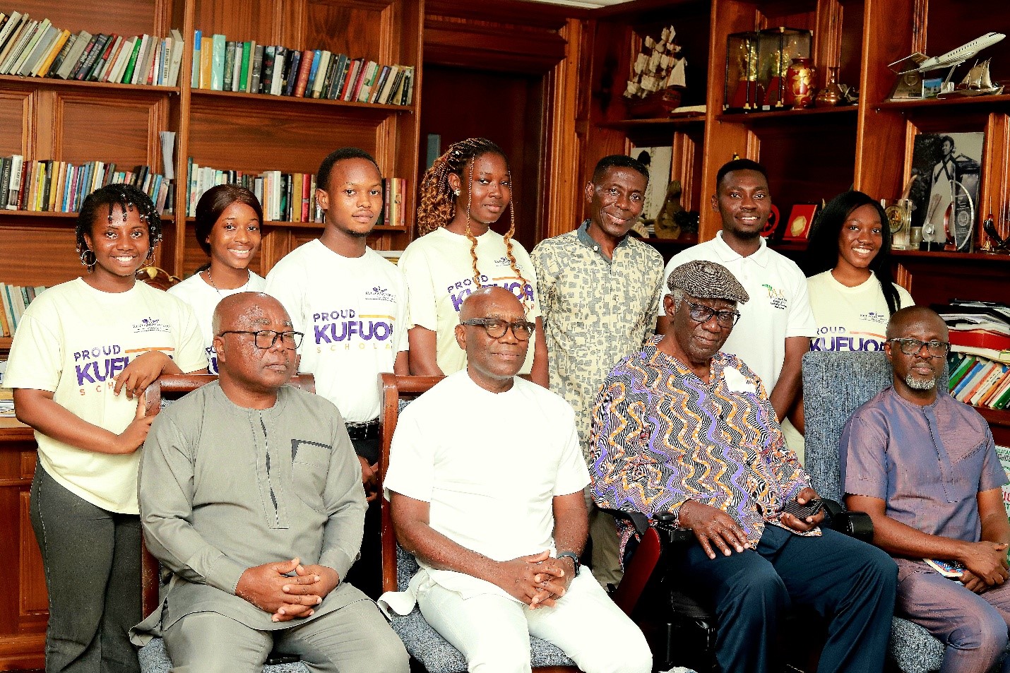 Multimedia Group's CEO pays courtesy call on former President Kufuor ...