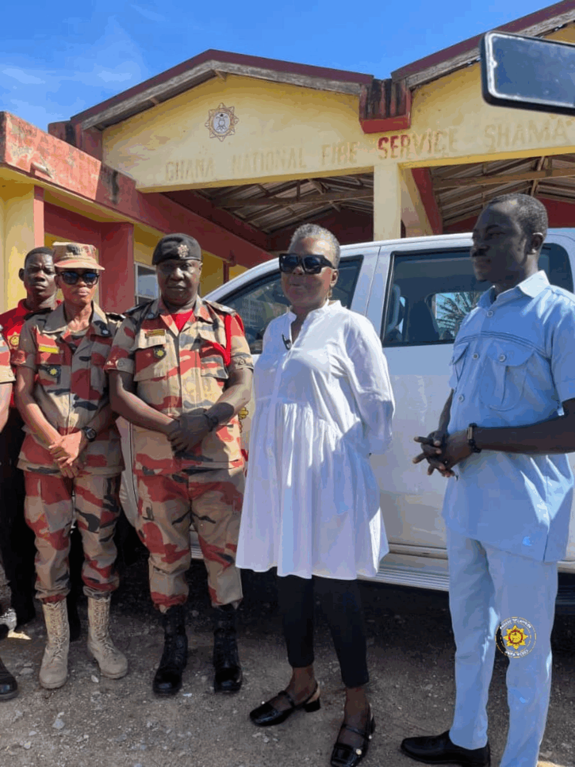 Shama MP donates pick-up truck to boost fire service operations