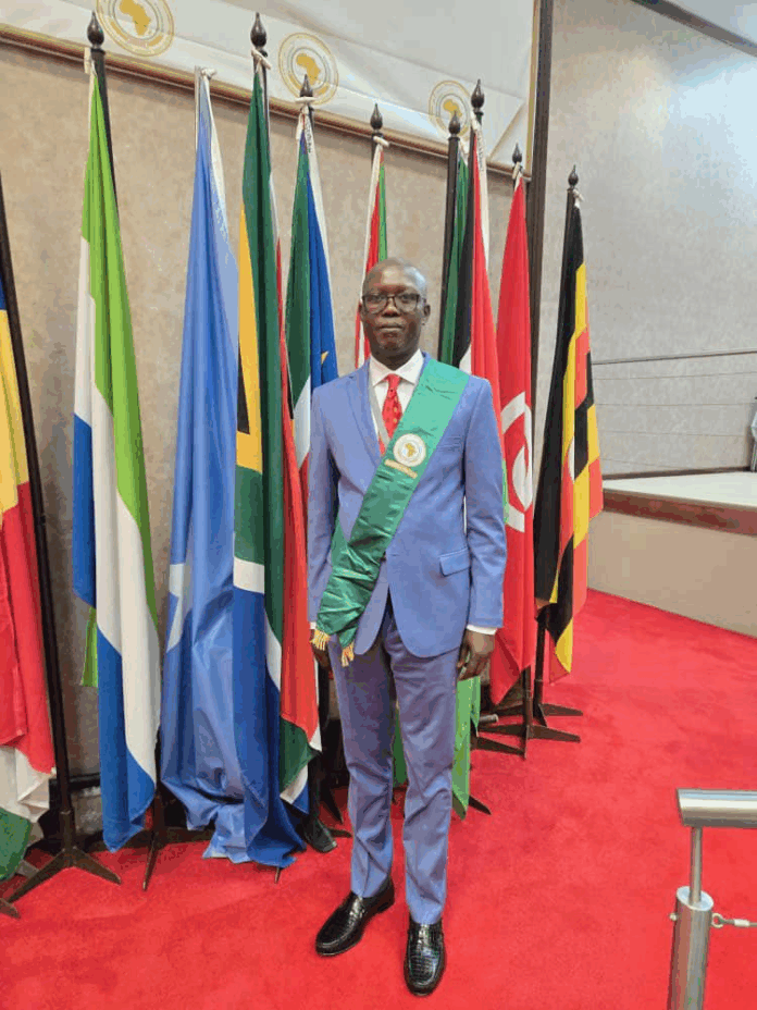 Bernard Ahiafor and Collins Dauda sworn in as members of Pan-African ...