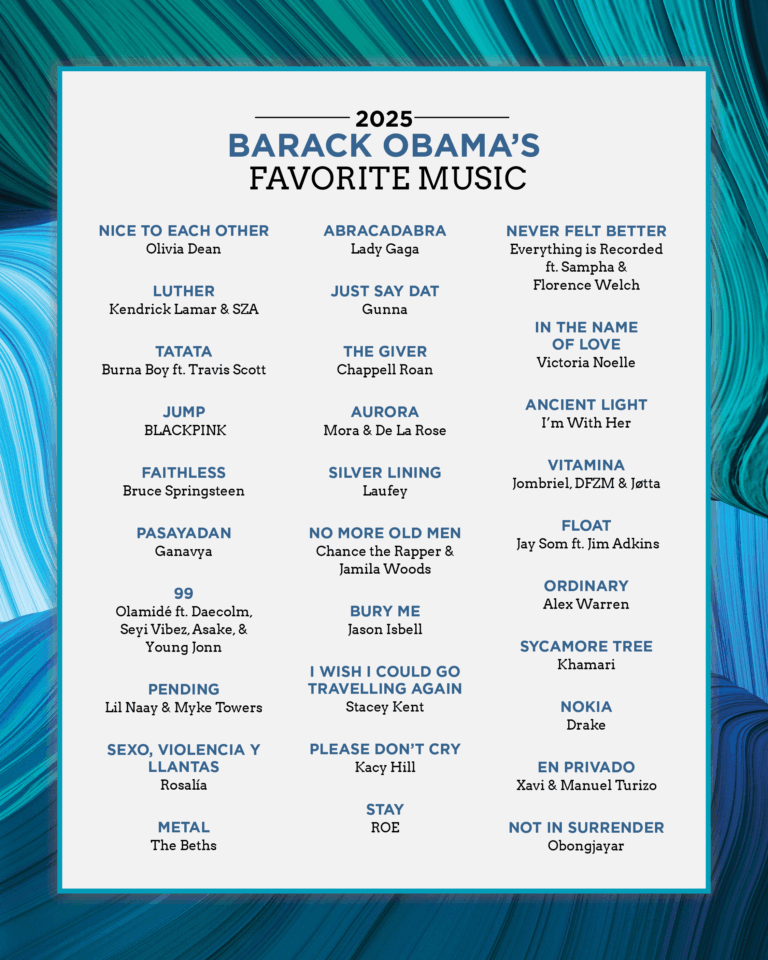 Burna Boy, Olamide, Asake feature on Barack Obama’s 2025 favorite songs ...