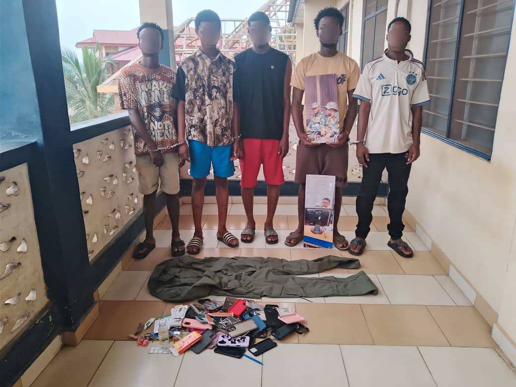 Six arrested in Juaso over robbery and gang rape syndicate - Adomonline.com