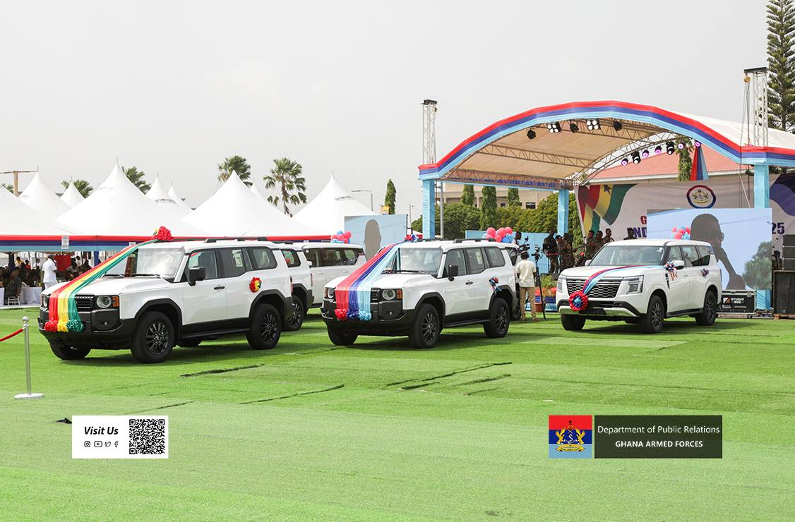 Mahama commissions fleet of vehicles for Ghana Armed Forces ...